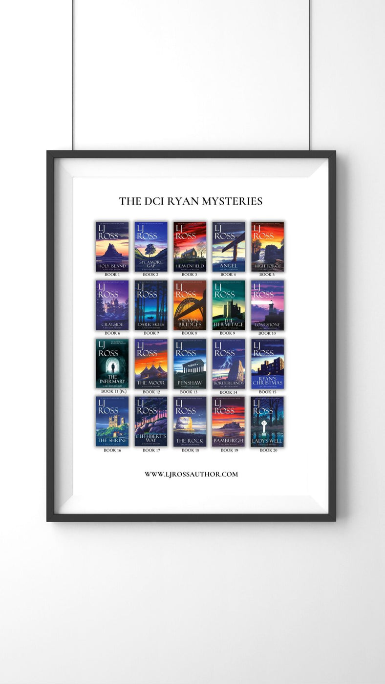 The DCI Ryan Mysteries (Books 1-20) A4 Unframed Print– LJ Ross Store